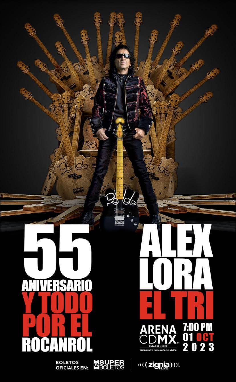 ALEX LORA Y EL TRI “Y TODO SEA POR EL ROCANROL 55 ANIVERSARIO” EL TRI ...