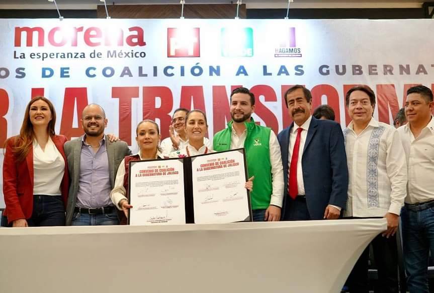 Morena, Verde y PT firman convenios de coalición en San Luis Potosí ...