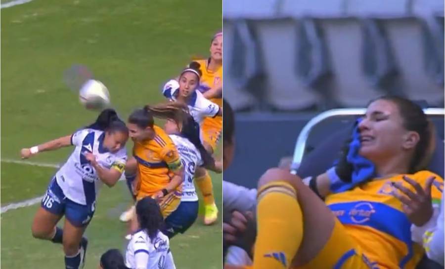 Nayeli Rangel sufre fractura en el partido Puebla vs. Tigres - ContraRéplicaPuebla - Noticias